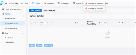 Bug Worker Group Workflow Definition Page Keeps Throwing `query Worker Group Fail` · Issue