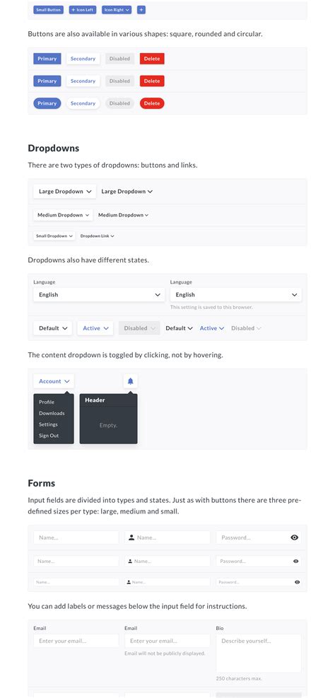 UI Design System Desktop Version