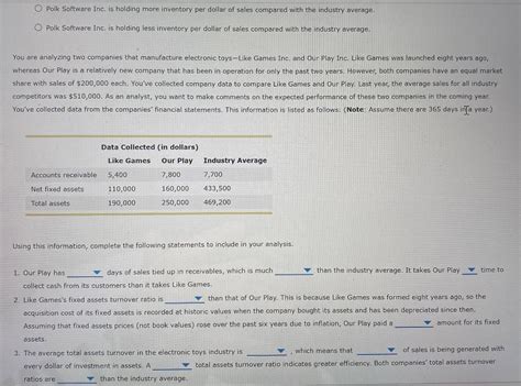 Solved 3 Asset Management Ratios Asset Management Ratios