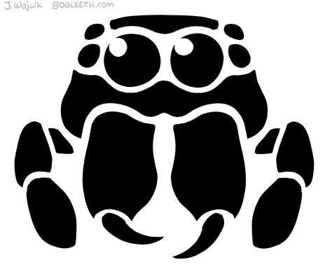 Spider Pumpkin Stencil