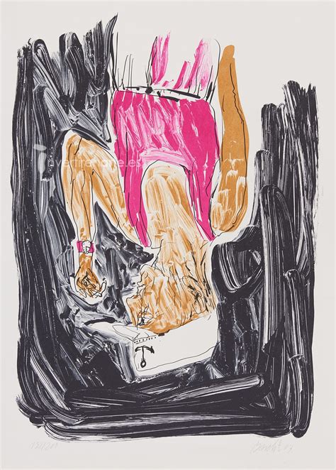 Georg Baselitz Einer Malt Mein Portrait For Sale At 1stdibs