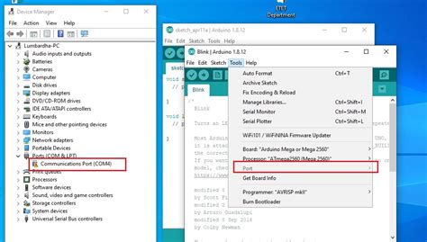 Greyed Ports Arduino Mega 2560 IDE 1 X Arduino Forum