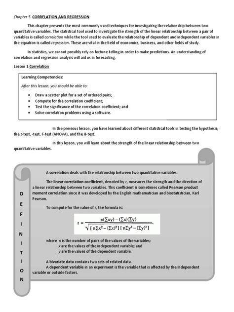 Course Pack Correlation Download Free Pdf Correlation And