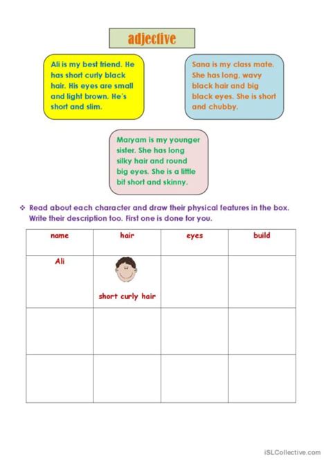 7 Ajective English Esl Worksheets Pdf And Doc