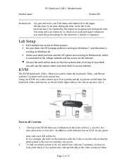 Understanding PC Hardware LAB Motherboards Course Hero