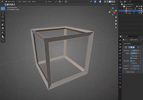 Possible To Have Wireframe Modifier Result Round And Not Angular Modeling Blender Artists