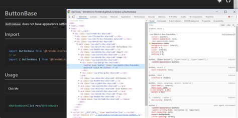 Use `line Height 1` As The Default For The `buttonbase` Component · Issue 123 · Trendmicro