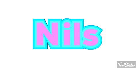 Nils Name Animated  Logo Designs