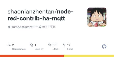 Github Shaonianzhentan Node Red Contrib Ha Mqtt Homeassistant Mqtt