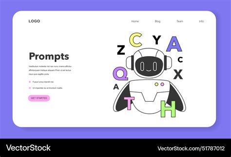 Prompt Engineering To A Artificial Neuron Network Vector Image