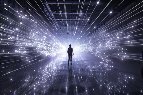 Witness The Dynamic Representation Of Lights Veloc Generative Ai Premium AI Generated Image
