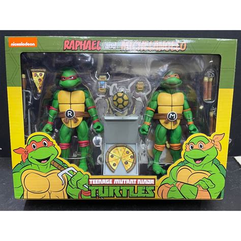 Neca Tmnt Raphael And Michelangelo 2 Pack Shopee Philippines