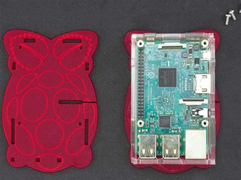 Laser Cut Raspberry B2 3 Acrylic Case Template Vector File Vectors File