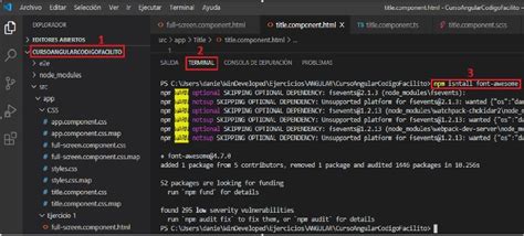 Angular Using Npm In Visual Studio Code Doesn T Get The Fontawesome Css Files Stack Overflow