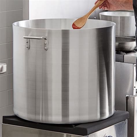 120 Qt Aluminum Stock Pot Heavy Weight Webstaurantstore