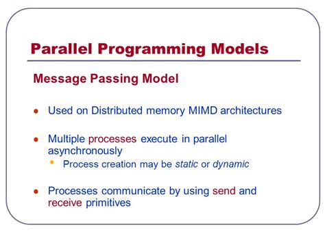 Lecture 5 Parallel Virtual Machine Pvm Parallel Programming Models