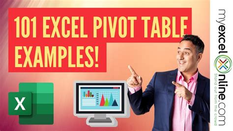 101 Excel Pivot Tables Examples Myexcelonline In 2025 Pivot Table Excel Tutorials Excel