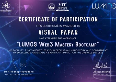 Vishal P On Linkedin Web3pioneers Blockchaineducation