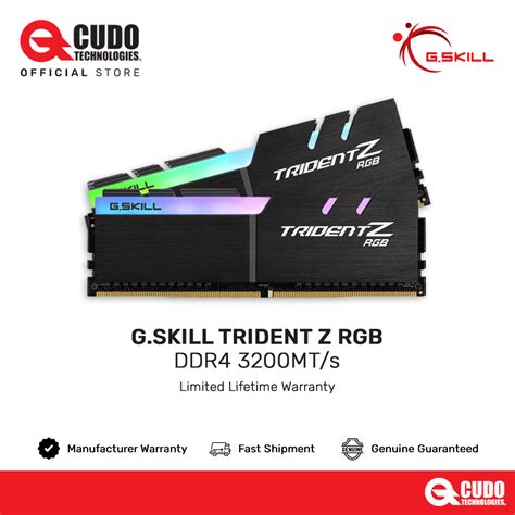 G Skill Trident Z Rgb Gb X Gb Ddr Mhz Cl Kit F C D Gtzr Shopee Malaysia