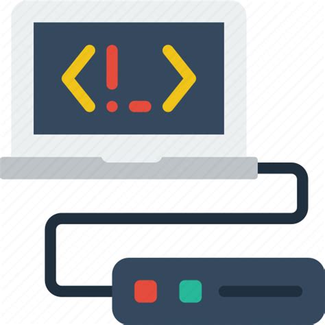 Code Coding Development Network Programming Transfer Icon