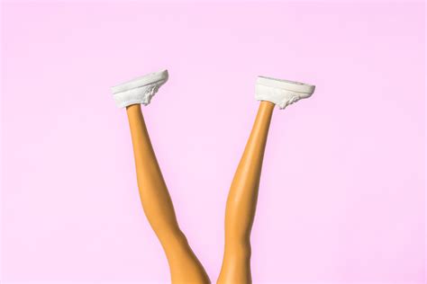 Barbie Legs In The Air Pink Bkgd Retro Poster Wall Print Digital