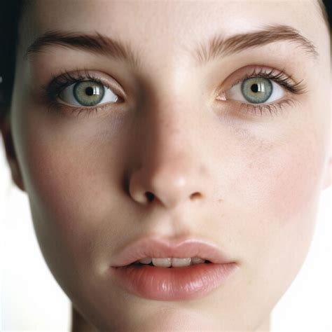 Premium Ai Image A Captivating Portrait Of A Blond Womans Radiant