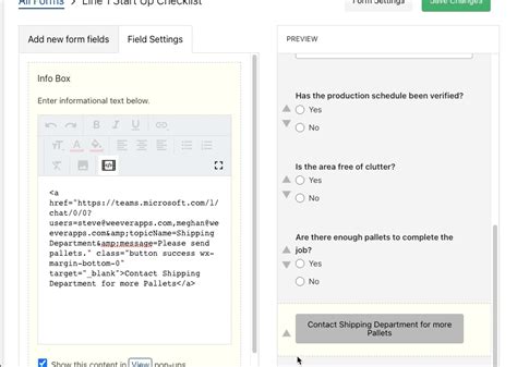 How Do I Create A Link To A Teams Chat Within A Form