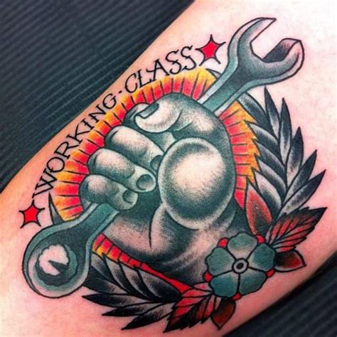 15 Strong Working Class Inspired Tattoos • Tattoodo