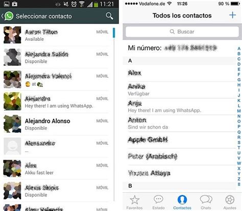 iOS vs Android Diferencias en el diseño de WhatsApp AndroidPIT