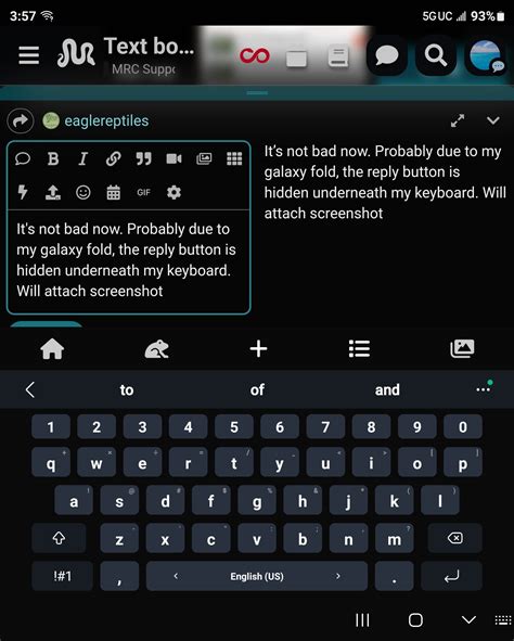 Text Box Commentreply Bug Within Topicthread Mrc Support