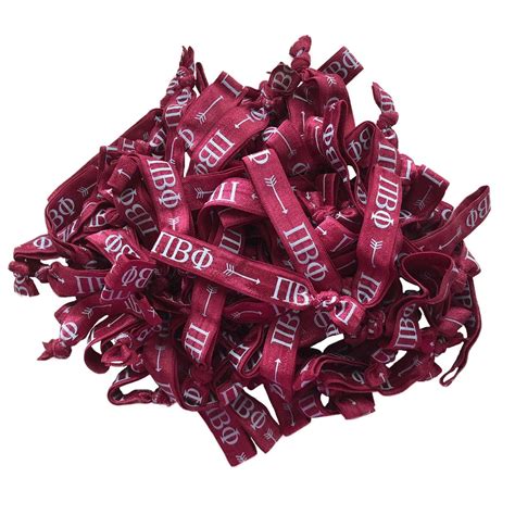 Pi Beta Phi Sorority Hair Ties Pi Phi Merch Pi Beta Phi Merch Pi Beta