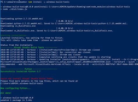 Nodejs Npm Install Fails On Windows When Better Sqlite3 Is In The