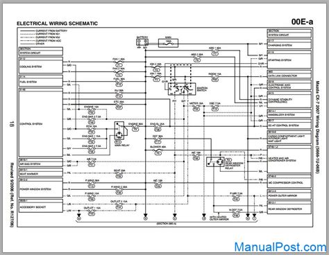 Mazda Cx7 2007 Wiring Diagram Manualpost Instant Download Auto Manuals