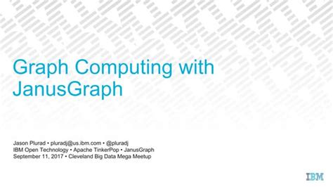 Graph Computing With Janusgraph Pdf