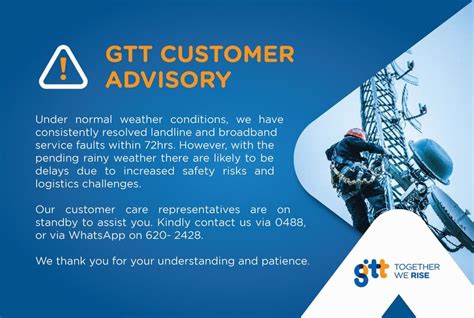 Gtt On Linkedin Dear Valued Customers Please Be Advised