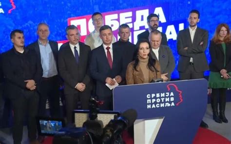 Сојуз за Србија Не ги прифаќаме изборните резултати што Вучиќ ги соопшти Biznisvesti Mk