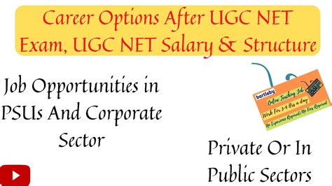 best career options after clearing ugc net andjrf what options after clear ugc net salary