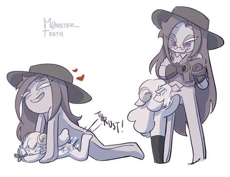 Rule 34 Black Hair Charcoal Cookie Femboy Long Hair M0nster Teeth