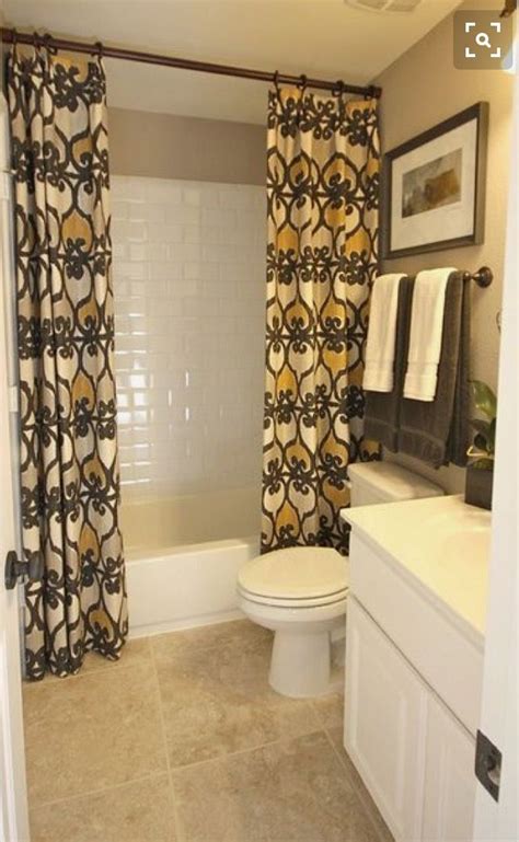 How To Make A Bathroom Look Bigger With Shower Curtain At Victoria