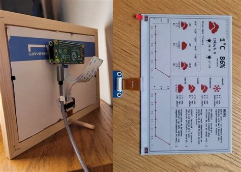 Raspberry Pi E Paper Weather Station Geeky Gadgets