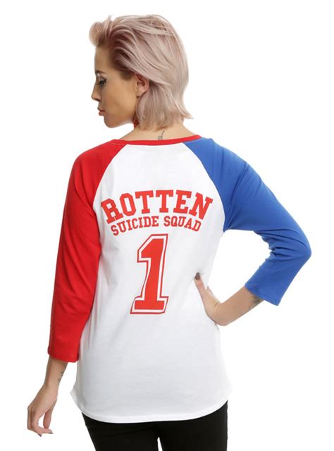 Suicide Squad Harley Quinn Bad Girl Raglan T Shirt Geekalerts