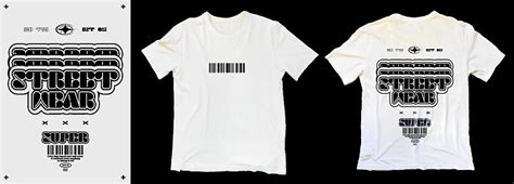 텍스트 스트리트 웨어와 현대적인 포스터 테크노 스타일 스트리트웨어를 위한 세련된 프린트 티셔츠와 후드 프린트 흰색 배경에 고립