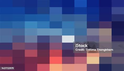 다채로운 그리드 모자이크 배경 창조적 인 디자인 템플릿 추상형 다채로운 그라데이션 사각형 확인 사각형의 배경 다른 픽셀 패턴