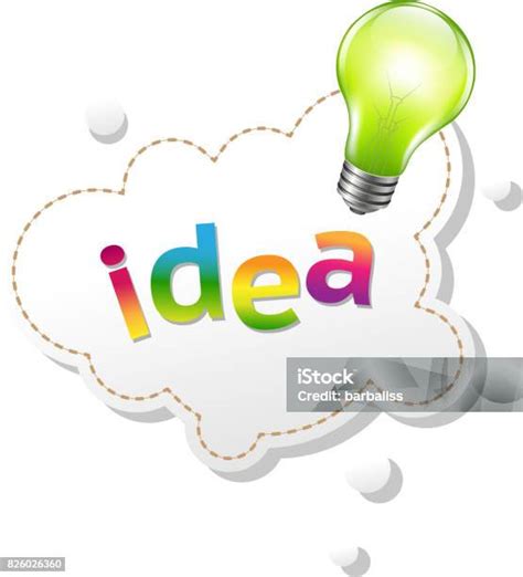 Gelembung Pidato Dan Lampu Ilustrasi Stok Unduh Gambar Sekarang
