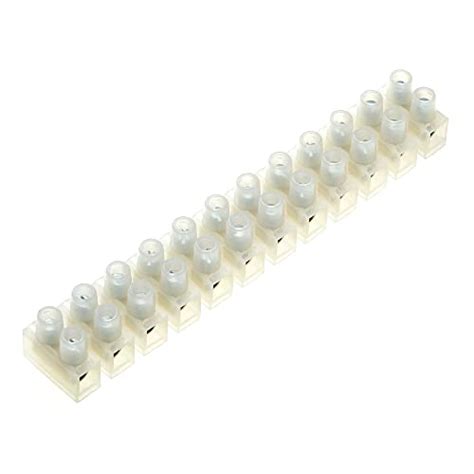60a Amp Terminal Block 12 Way Electrical Terminals Clear Polyethylene