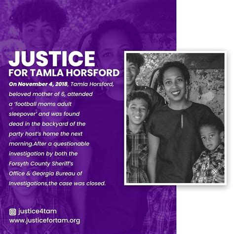 Tamla Horsfords Life Mattered We Will Never Forget What The Forsyth