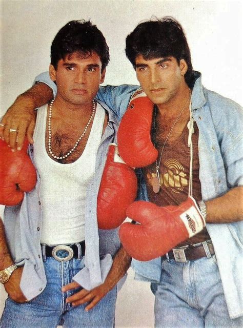 Shirtless Bollywood Men 90s Akshay Kumar Hotness Unwaxed Chest And All