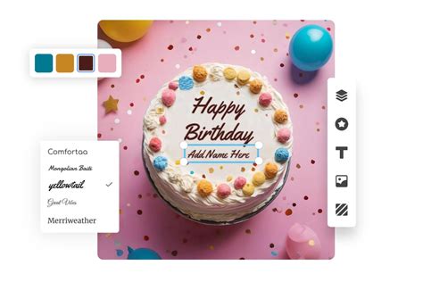 Birthday Wishes Cake With Name Free