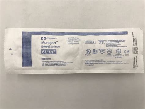 Covidien 460se Monoject Enteral Syringe 60ml Gb Tech Usa
