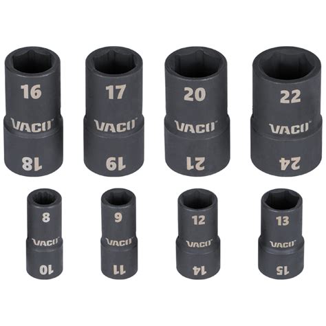 2 In 1 Flip Socket Combo Set 1 4 3 8 Inch Drives Ratchet 20 Piece Vaco